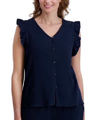 Stella Parker Flutter Sleeve Knit Top Women's | eBay