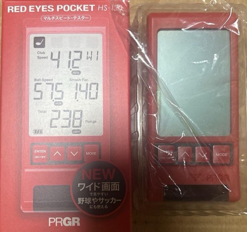 New PRGR RED EYES POCKET HS-130 Personal Golf Launch Monitor Speed ...
