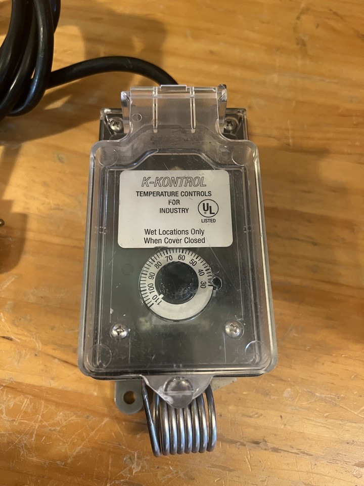 K-Kontrol Temperature Weatherproof Outdoor Thermostat | eBay