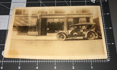 1910s Unusual Weird Paint Job CAR Geometric Camouflage ? Vintage ...
