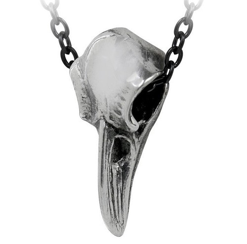 Alchemy Gothic Rabenschadel Klein Raven Skull Goth Pendant Pagan Odin ...