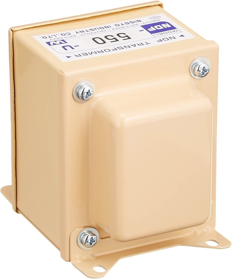 NISSYO INDUSTRY NDF-550U Voltage Converter Down Transformer 120V To ...
