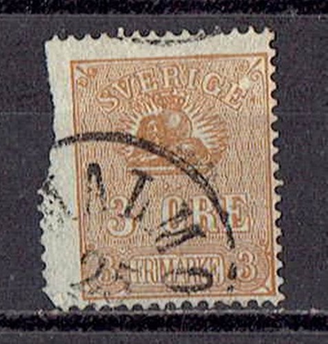 SWEDEN 1862-69 Sc#13 bister brown 3 Ore used | eBay