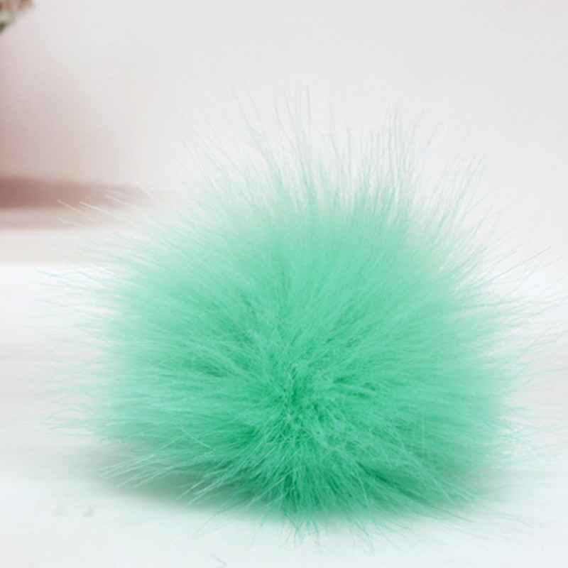 DIY Women Faux Raccoon Fur Ball for DIY Knitting Beanie Hats | eBay