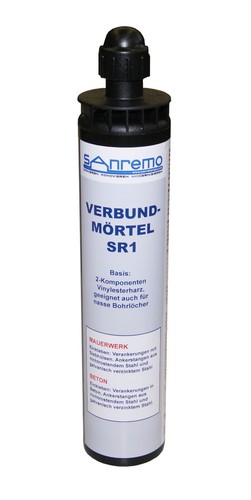 15x SYSTÈME DE MORTIER COMPOSITE SR 1 300ml Cartouche Incl. 1 Mélangeur ...