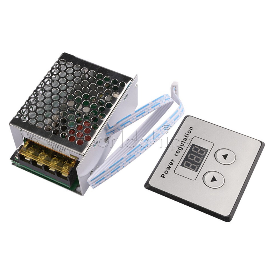 AC220V 4000W SCR Controller Digital Electronic Power Voltage Control ...