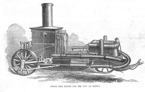 Steam Fire Engine for the City of Boston - Horace Greeley - 1855 ...