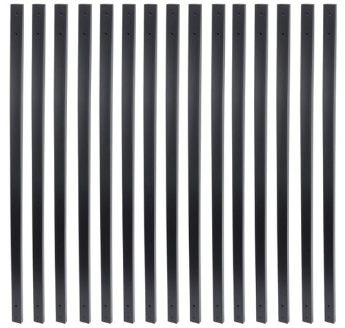32-1/4 Inches Traditional Rectangular Iron Deck Balusters 50 Pack ...