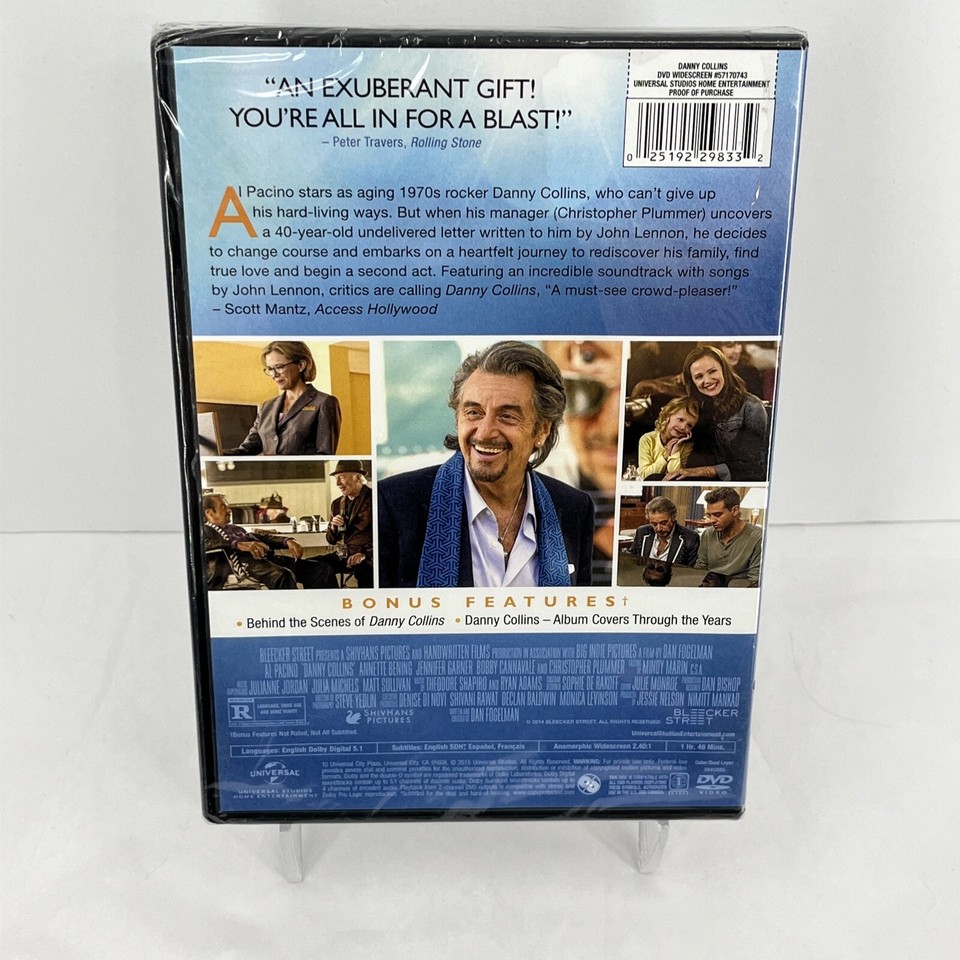 Danny Collins (DVD, 2014) Al Pacino, Jennifer Garner, Christopher ...
