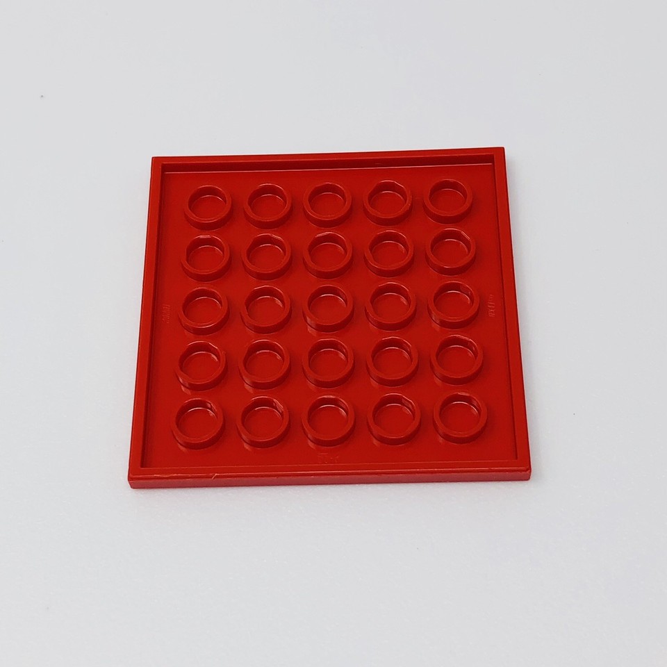 10202 LEGO Parts Tile 6x6 w/ Bottom Tubes RED (1) | eBay