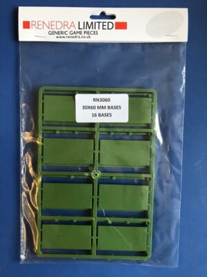 Renedra Limited Generic Scenery & Bases 30 x 60mm Bases 16 Per Pack ...