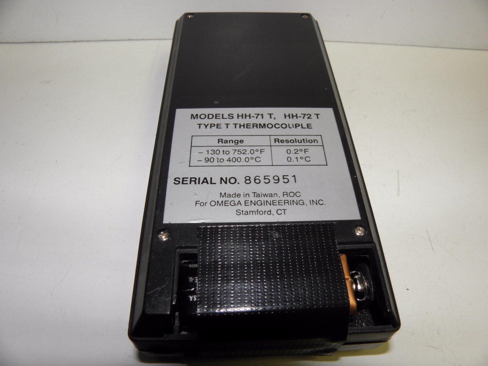 Omega Type T Thermocouple thermometer HH-71 T | eBay