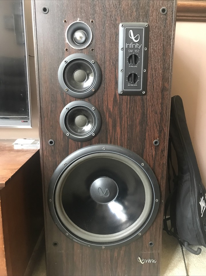 Infinity SM 152 Speakers-Pro Restored with Upgraded Tweeters-Excellent ...