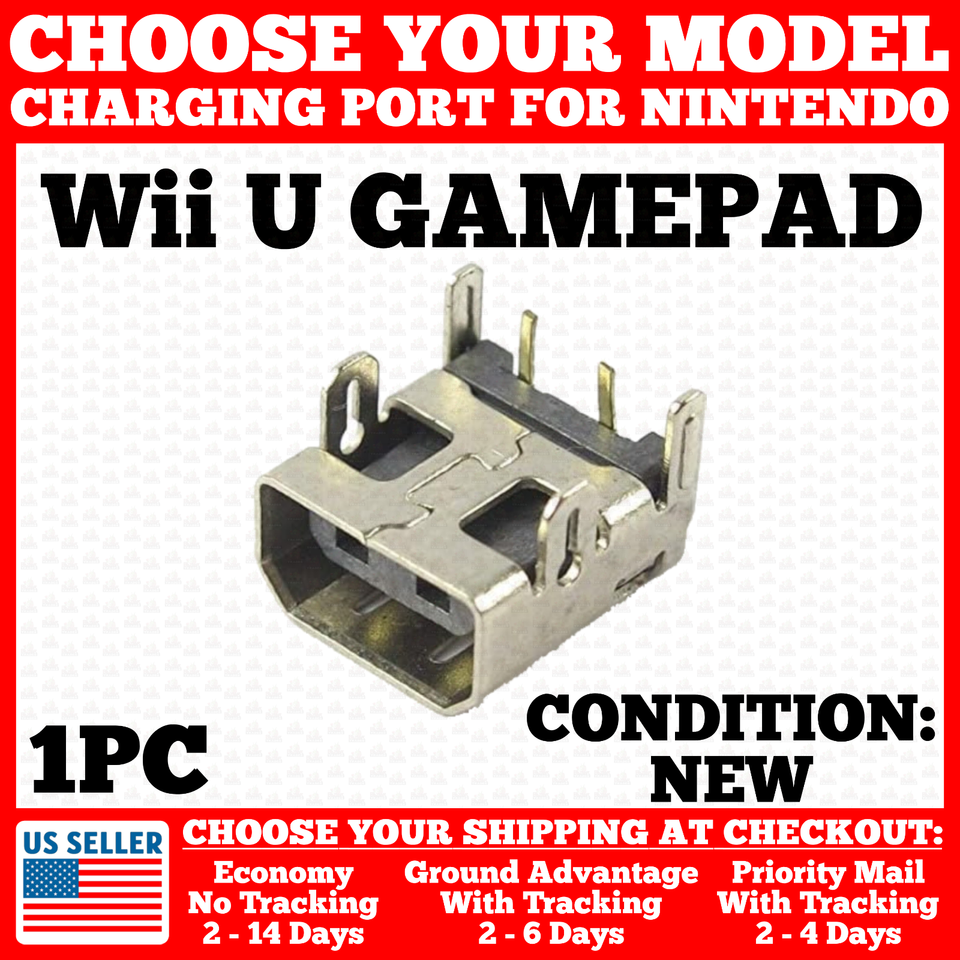 Charging Port Power Socket For New/3DS/2DS/DSi/XL/Wii U Gamepad/GBA SP ...