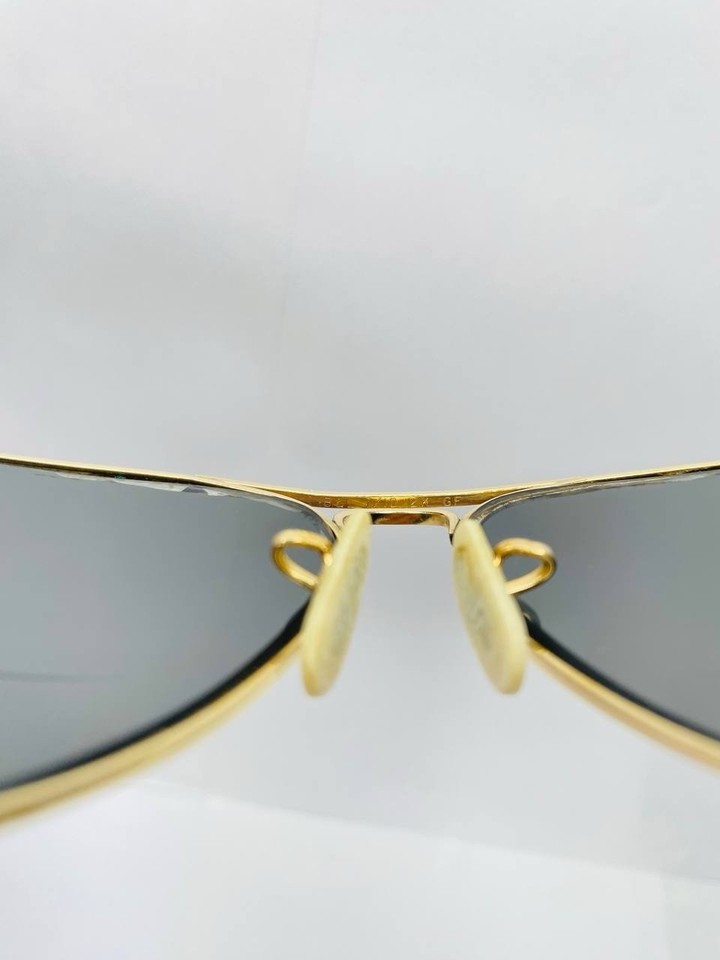 Old 58mm Ray Ban USA DGM Double Gradient Mirror Aviator Sunglasses 1/10 ...