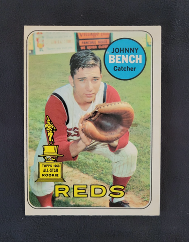 O-PEE-CHEE 1969 JOHNNY BENCH ROOKIE #95 CINCINNATI REDS MLB BASEBALL ...