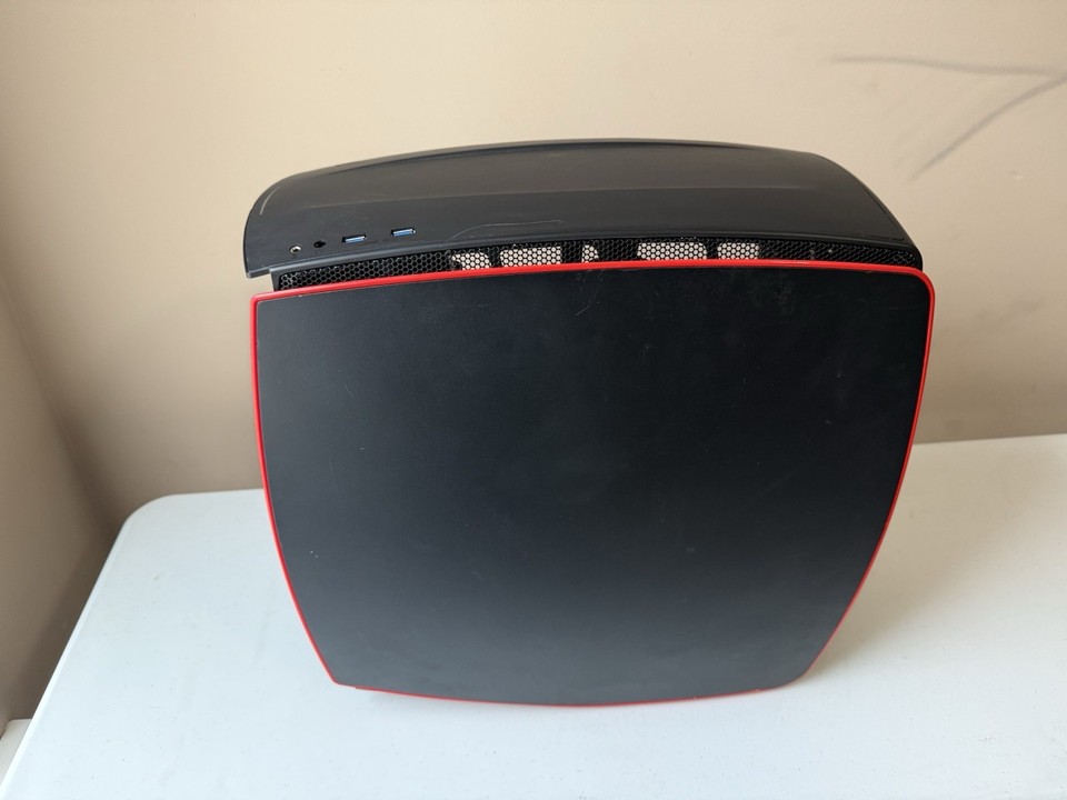 NZXT Manta Mini-ITX Red/Black RARE Case ca-mantw-m2 OG Build GTX 960 | eBay