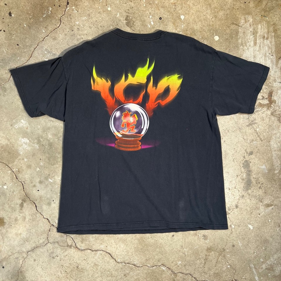 Vintage ICP Insane Clown Posse “Speaks” Crystal Ball Tee Mens XL, XXL ...