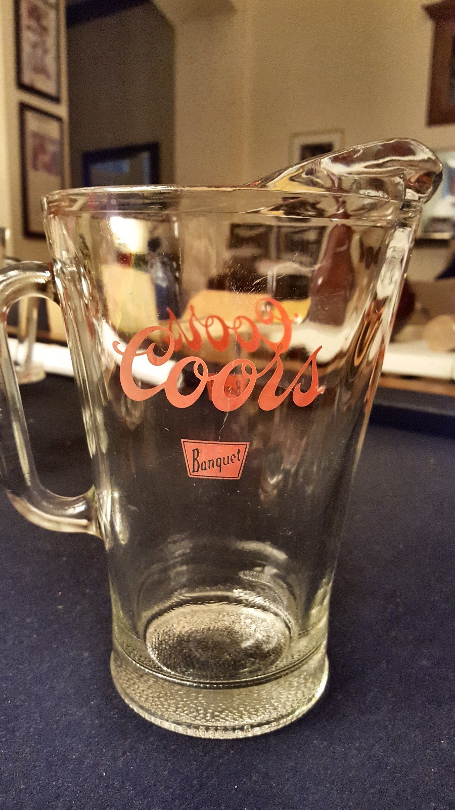 COORS BEER Heavy Glass Pitcher | eBay