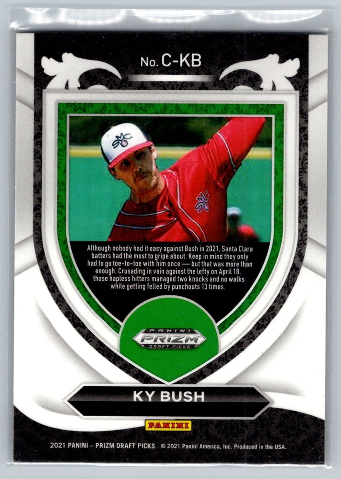 2021 Panini Prizm Draft Picks #C-KB Ky Bush Crusade NrMt-Mint | eBay