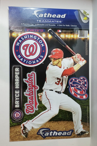 Fathead Teammates Bryce Harper Washington Nationals Wall Decals ...
