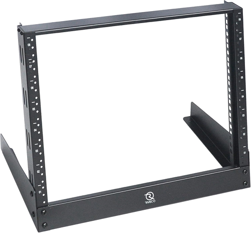 8U Tabletop Rack for Audio & Network, Desktop Rack Shelf Tappered Holes ...
