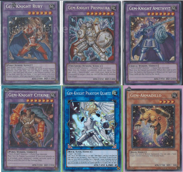 Gem-Knight 2020 Deck - Citrine -Ruby - Amethyst - Brilliant Fusion 55 ...
