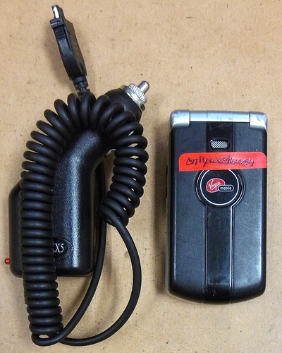 Kyocera MARBL / Marble K127 - Black ( Virgin Mobile ) Flip Phone ...