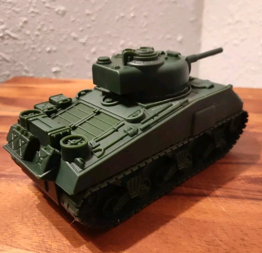 54mm Sherman Tank (Olive Green) (BMC Toys) 1:32 Scale | eBay