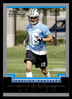 2004 Bowman Drew Carter #259 Carolina Panthers Football Card | eBay