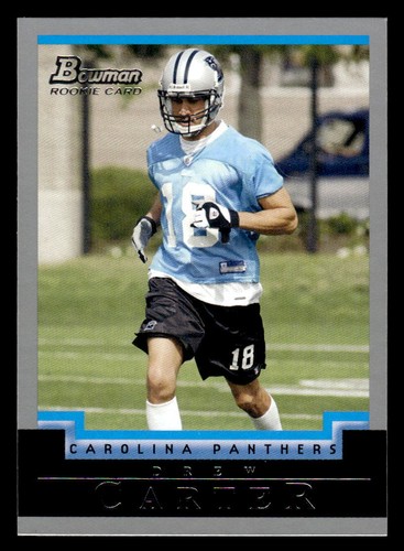 2004 Bowman Drew Carter #259 Carolina Panthers Football Card | eBay