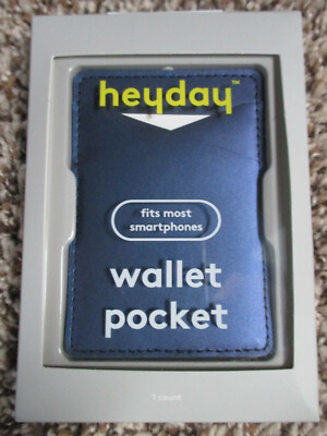 Heyday Wallet Pocket Fits Most Smartphones Blue Purple. NEW - Free ...