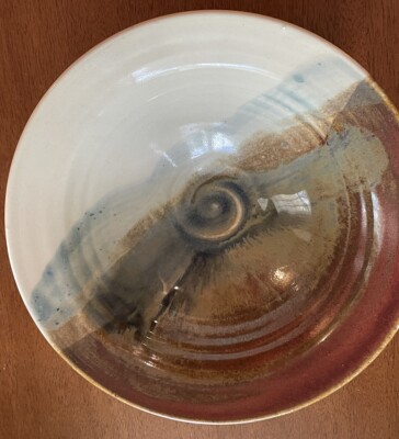 Organic Nature Studio Pottery Bowl Signed Ceramic Abstract 7.5 ...