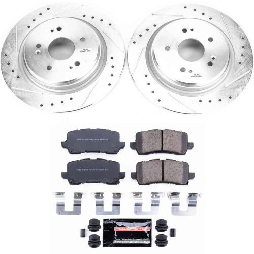 Power Stop K7216 Z23 Evolution Sport Drilled/Slotted Rotor Ceramic Pads ...