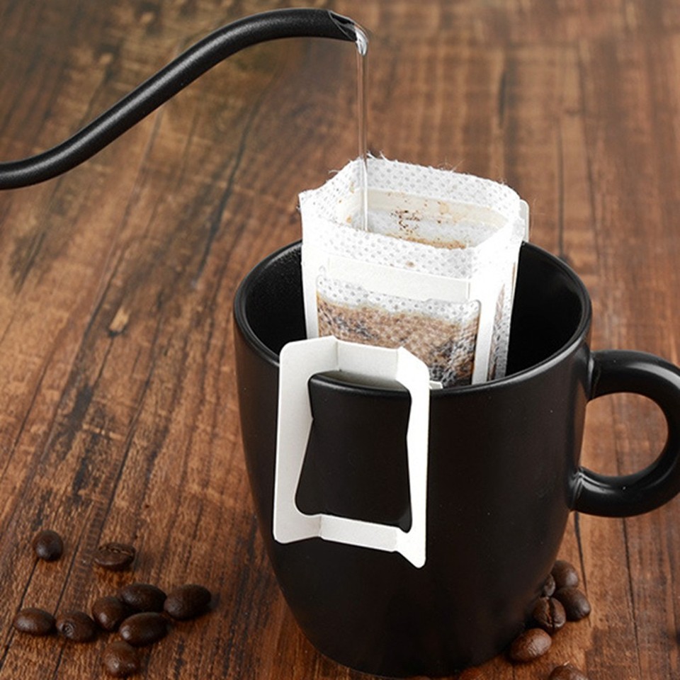 50 PCS Portable Coffee Bag Hanging Ear Side Drip Coffee Bag ...