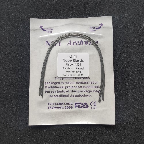 20Packs Dental Ortho Arch Wires Super Elastic Niti Round Natural Form ...