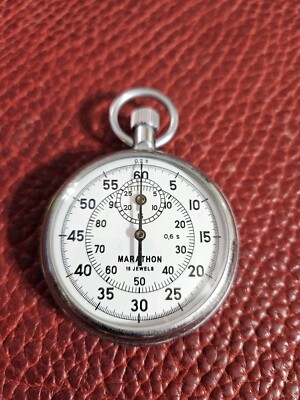 Marathon Government 15 Jewel Stopwatch | eBay