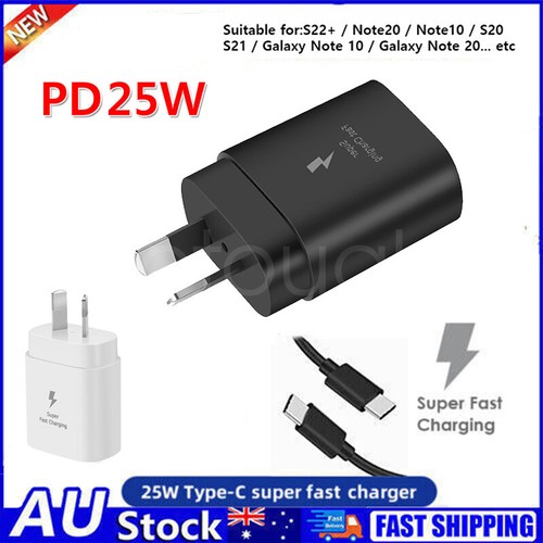25W USB Type-C Wall Adapter Fast Charger PD Power Brick Plug For ...