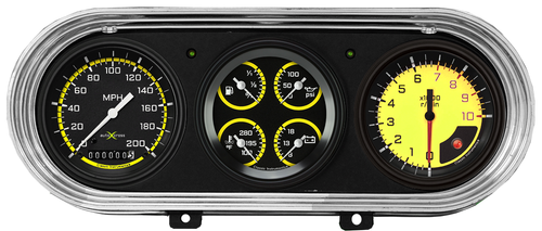 62 63 64 65 Chevy Nova Aluminum Gauge Panel Dash Insert Instrument ...