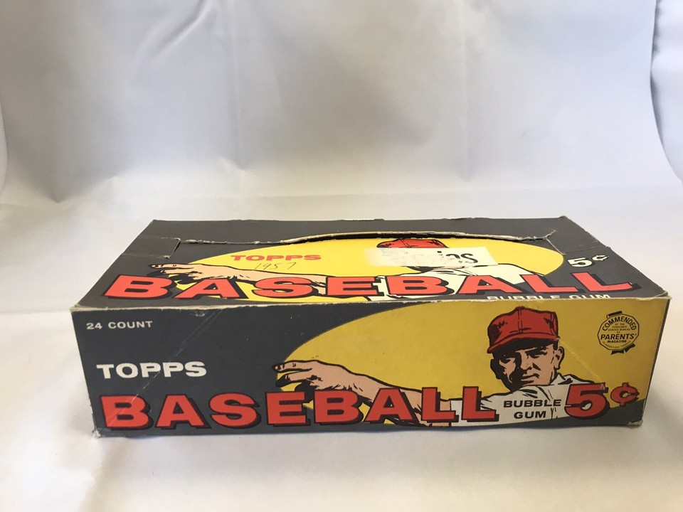 1959 TOPPS BASEBALL 5 CENT EMPTY DISPLAY BOX RARE | eBay