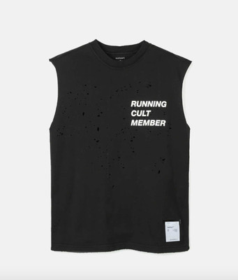 SATISFY RUNNING Muscle MothTech Tee 4 Possessed Running Cult Member ...
