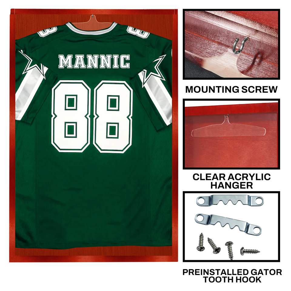 Jersey Shadow Box, Jersey Display Case Black, Cherry, or Golden Oak | eBay