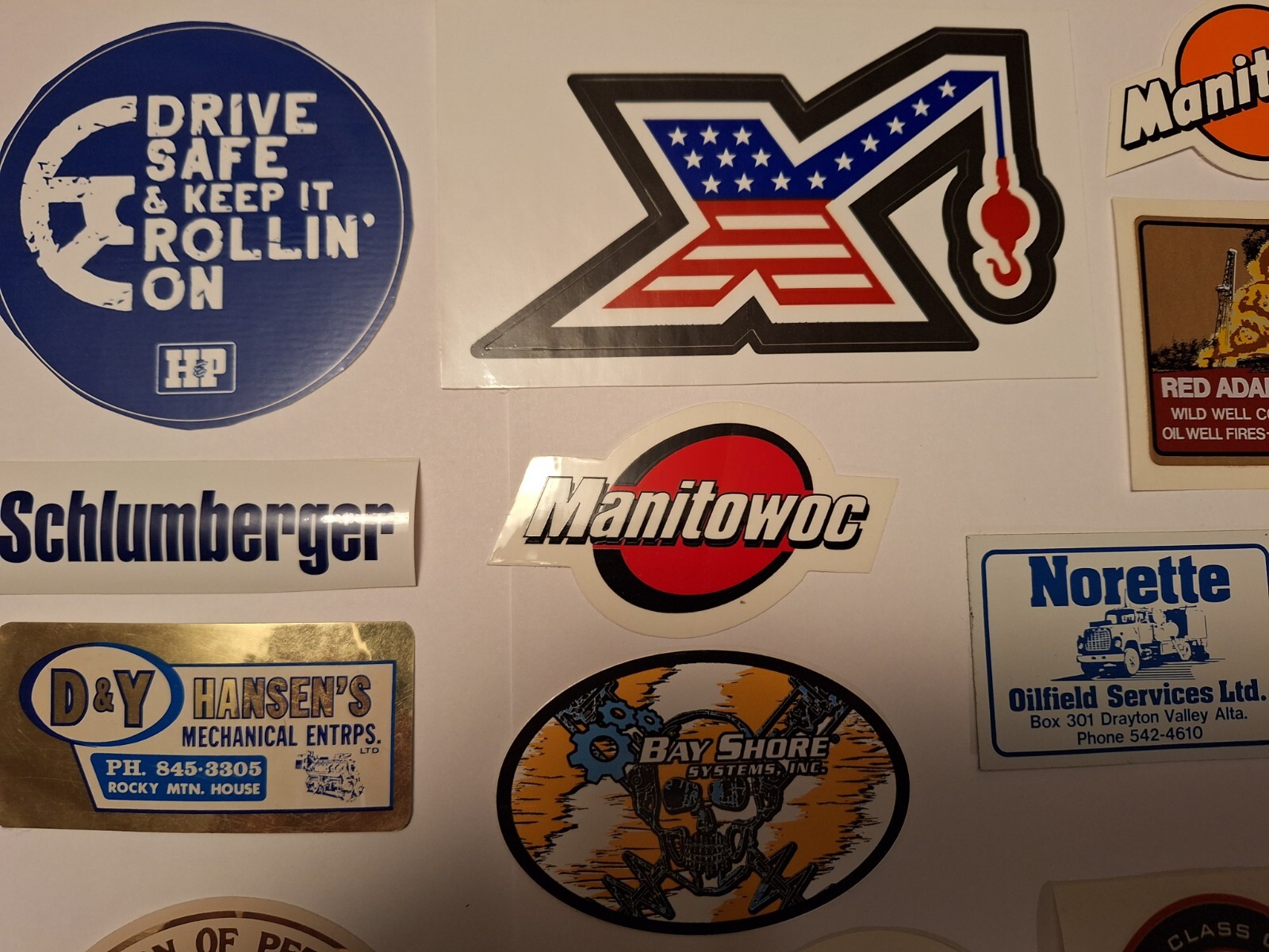 Red Adair Wild Well Baroid H&P sticker Iron Worker Oilfield Steel ...