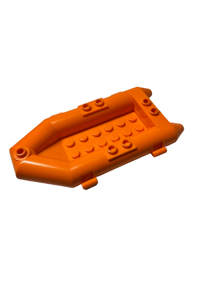 LEGO (1) Piece Inflatable Boat/Raft 12 x 6 PN 30086 Orange | eBay