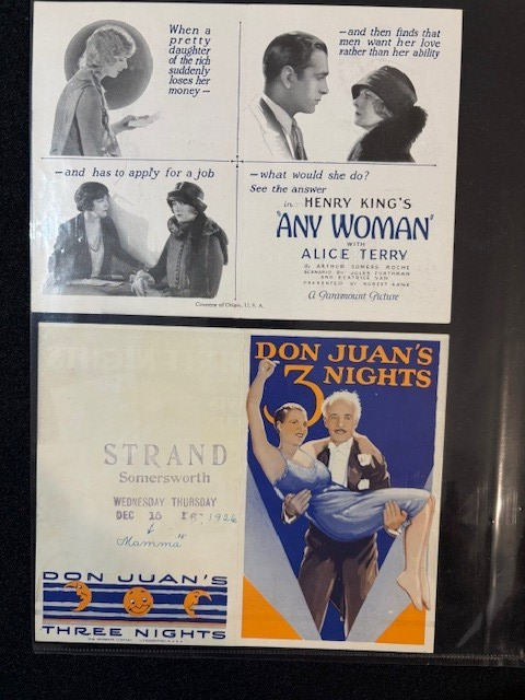 4 Silent Movie Heralds 1923-1926 - Colleen Moore, Reginald Denny, Alice ...