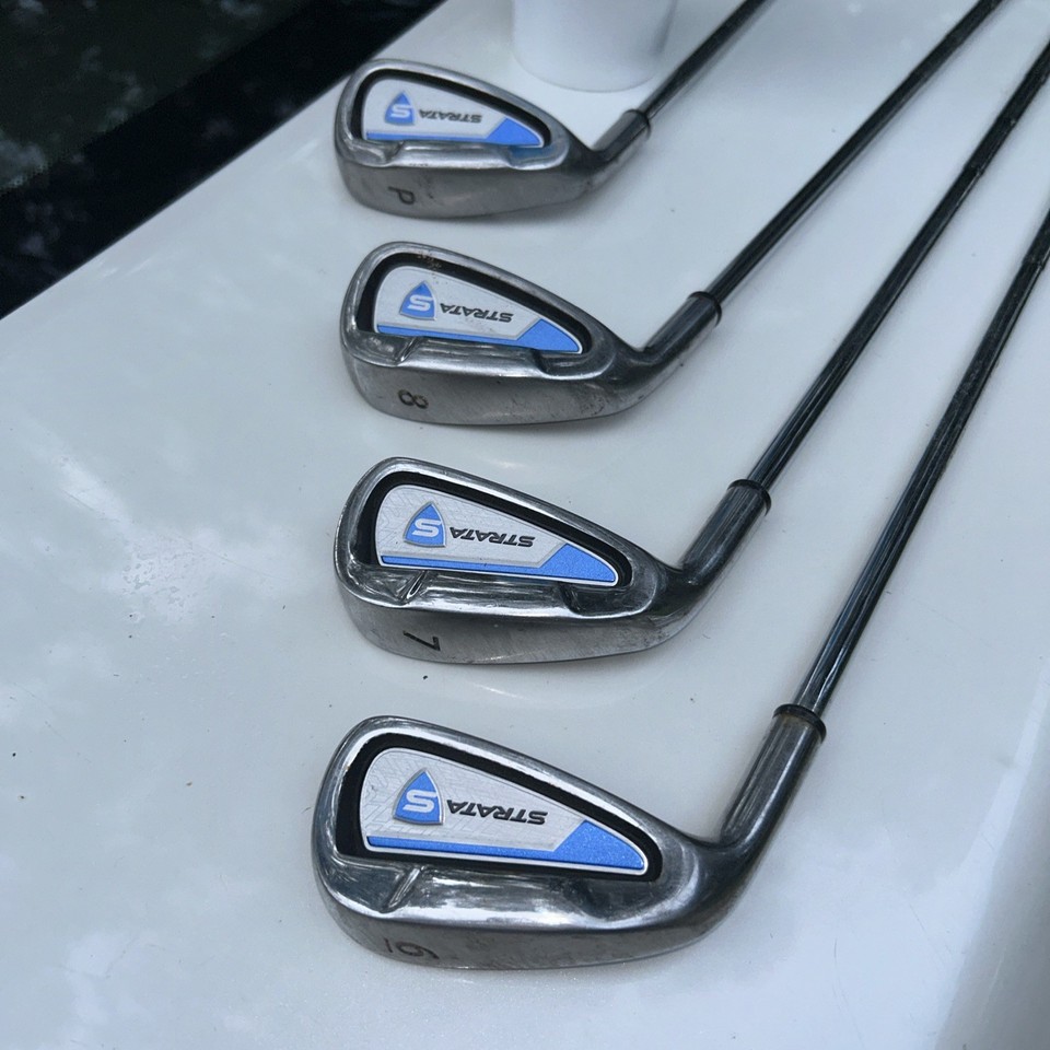 Callaway Strata Iron Set 6,7,8 & PW Left Hand | eBay