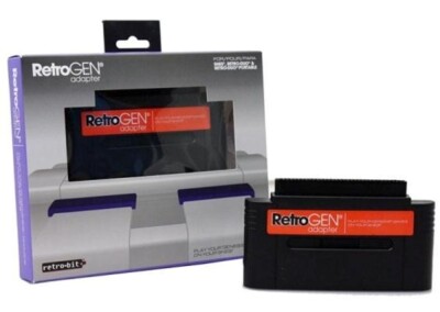 RetroGEN Adapter - Play Sega Genesis Games On SNES Super Nintendo Or ...