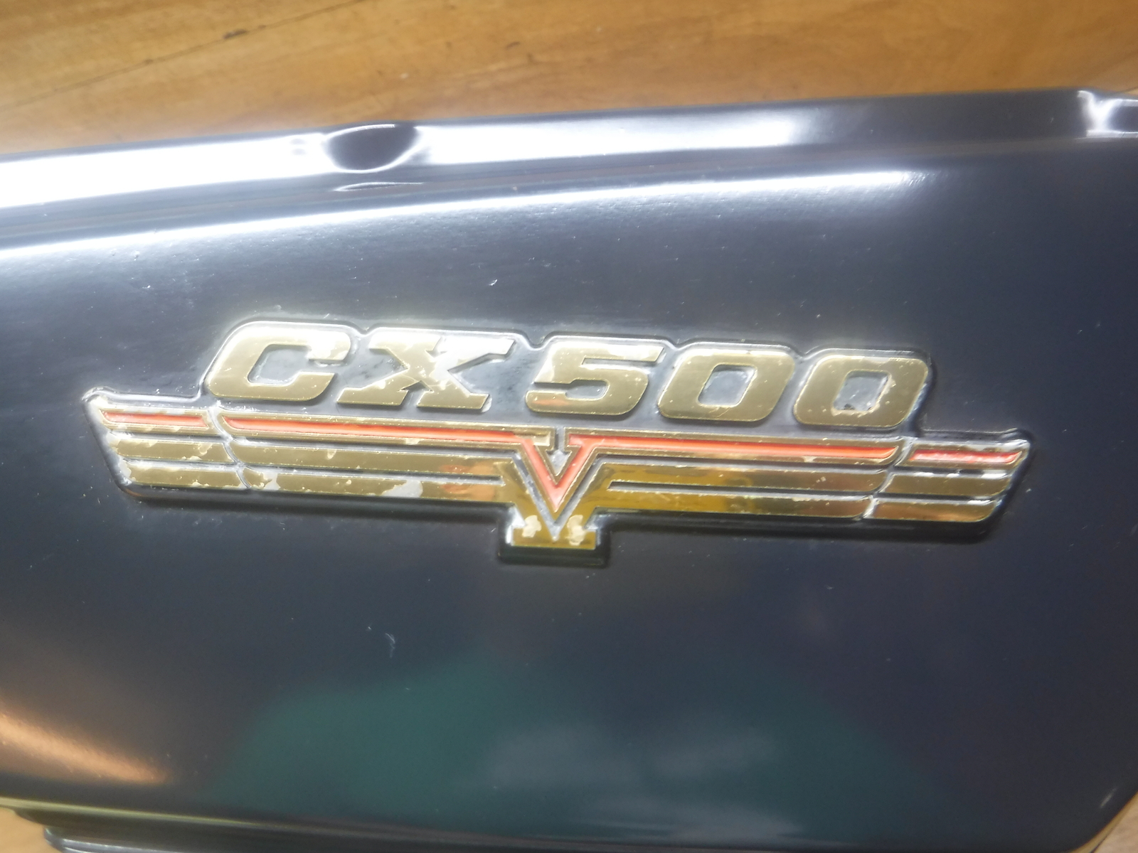 VINTAGE 1979 79 HONDA CX500 CX 500 OEM RIGHT REAR BACK SIDE NUMBER ...