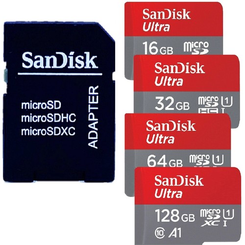 SanDisk Ultra microSD Card 16GB 32GB 64GB – Class 10 TF Memory Card | eBay