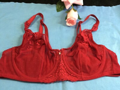 Bra Lovable Size us 38b it5b eu 85b Unpadded underwired Red | eBay